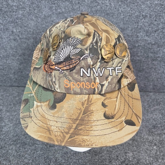 americap | Accessories | Vintage Nwtf Camo Embroidered Turkey Snapback ...